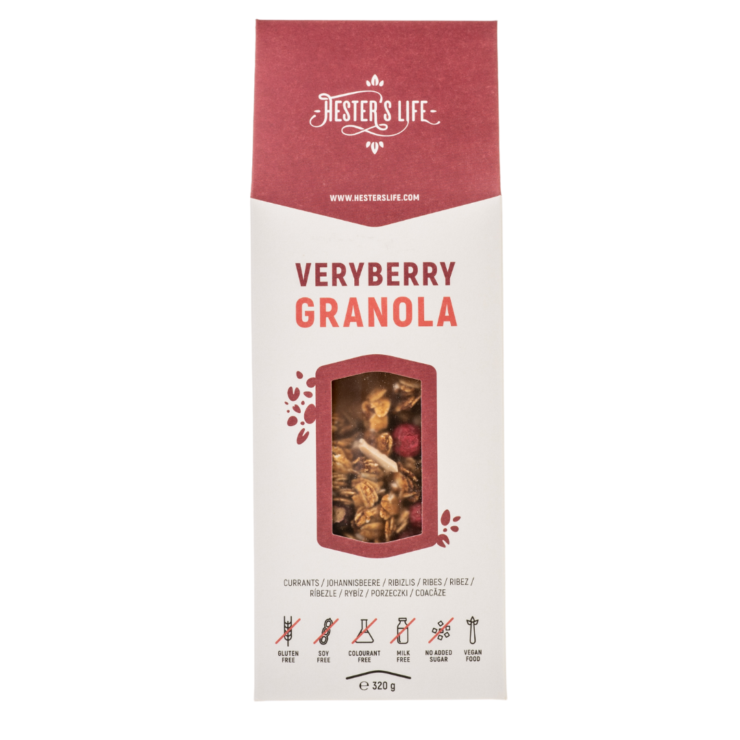 VERYBERRY GRANOLA 320g - HESTER'S LIFE ROMANIA